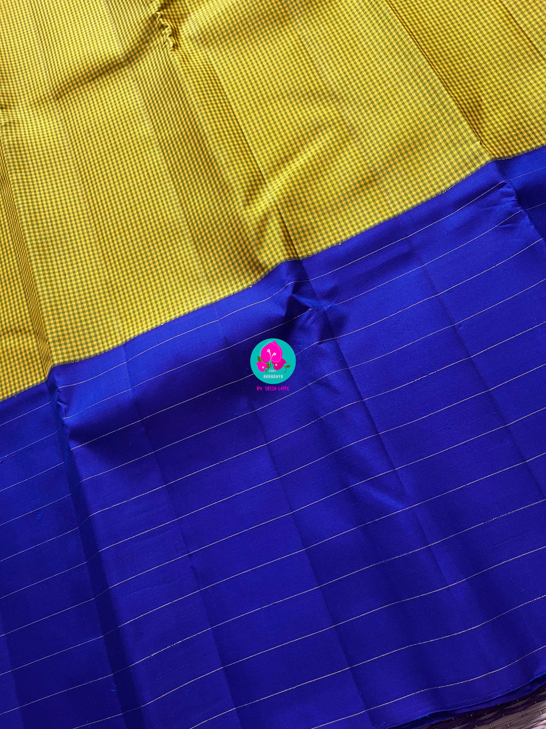 Vintage madras checks saree in beautiful traditional colors with Ganga ...